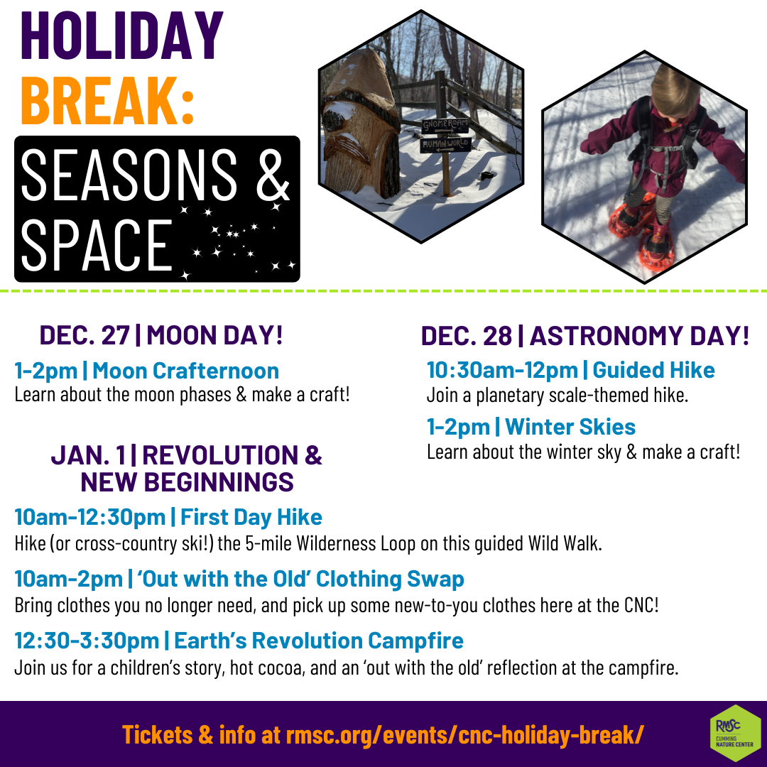 Holiday Break Programming: Seasons & Space | For the Family ...