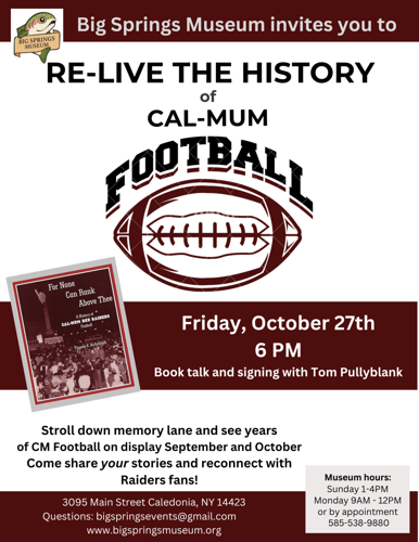 Cal-Mum Football - Relive the History! | Hometown Events | gvpennysaver.com