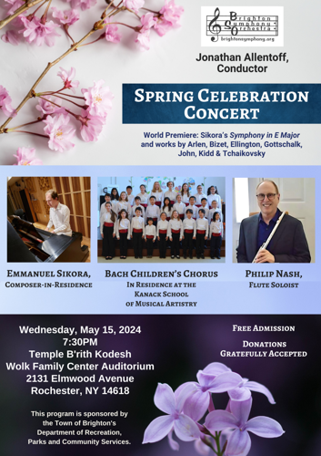 Brighton Symphony Orchestra Spring Celebration Concert | Hometown ...