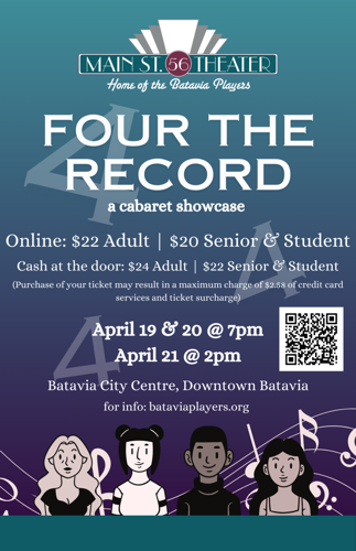 Main St. 56 Theater Presents Four The Record Cabaret | Hometown Events ...
