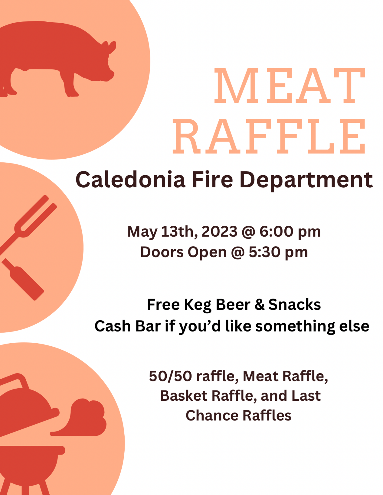 Caledonia Fire Department Meat Raffle | Hometown Events | gvpennysaver.com