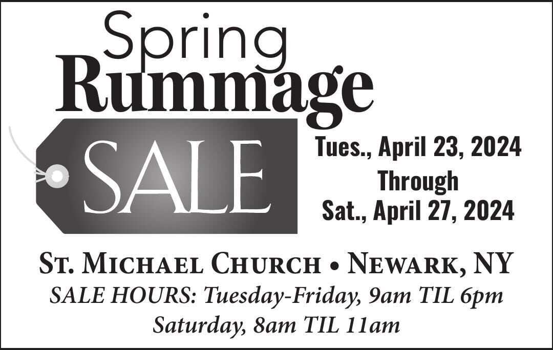 Spring Rummage Sale | Benefits, Lunches & Dinners | gvpennysaver.com