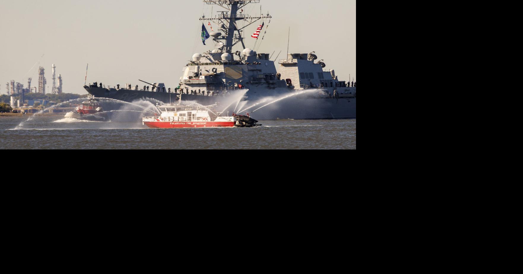 A grand parade of ships kicked off the 250th anniversary of the Marines and Navy | National News ...