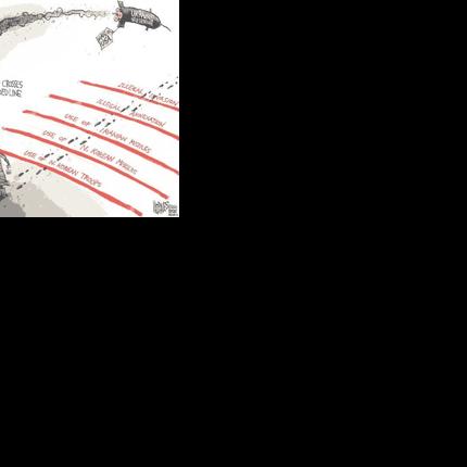 Editorial Cartoon: Crossing the line | | hanfordsentinel.com