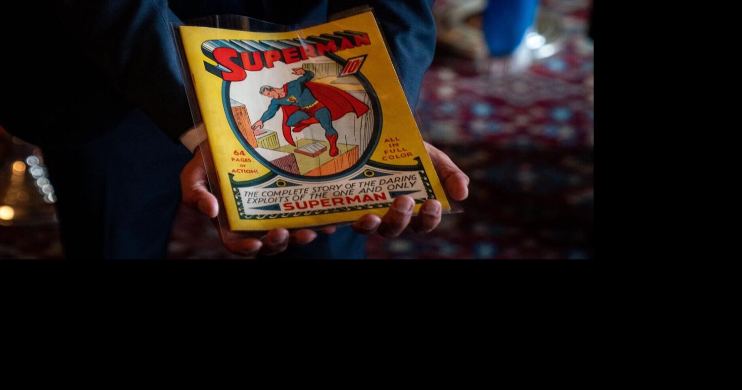'Superman' comic found in a California attic sells for record $9.12 ...