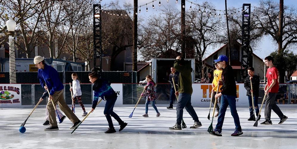 Family fun, broom hockey mark Hanford Civic Center ice rink's final ...