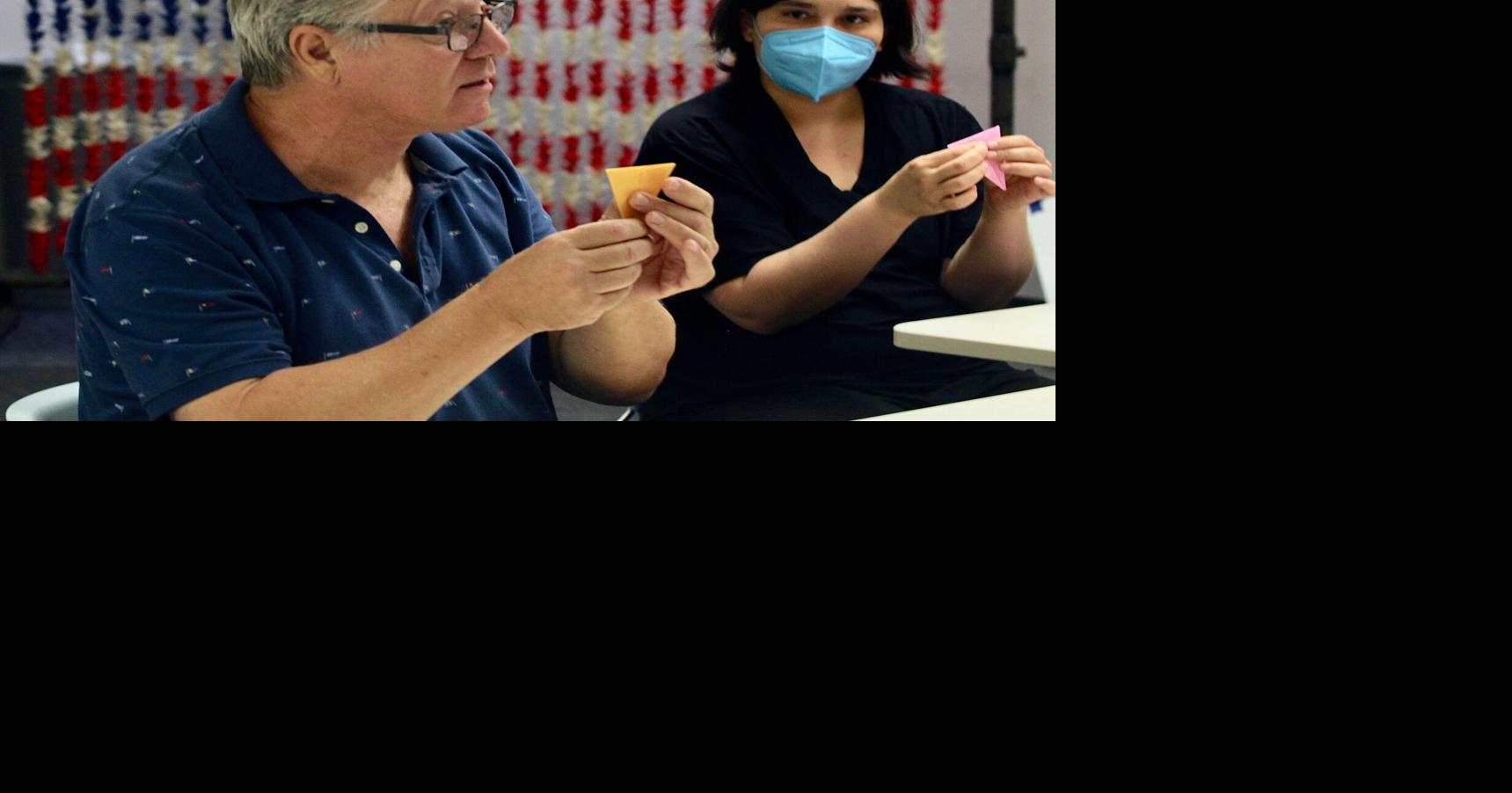 Raymond Thomas teaches the art of origami | Lifestyles ...