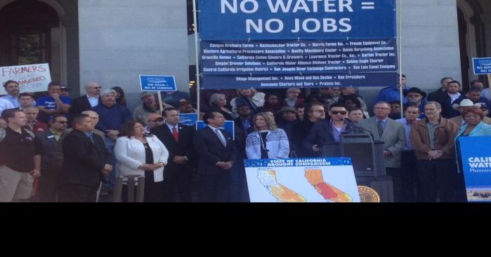 Bipartisan crowd stages Capitol drought protest | Local News ...