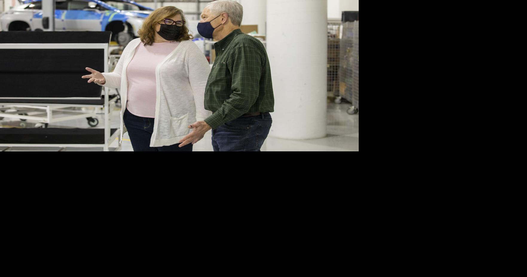 Hanford Mayor Diane Sharp visits Faraday Future plant | Local News ...