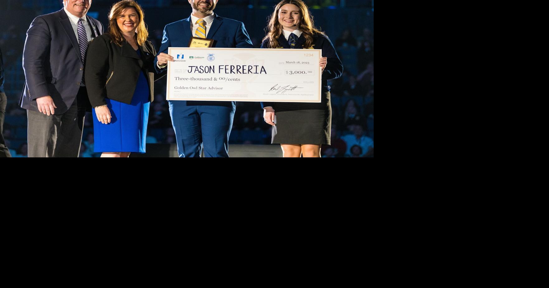 Hanford High School teacher Jason Ferreira named Ag Educator of the ...