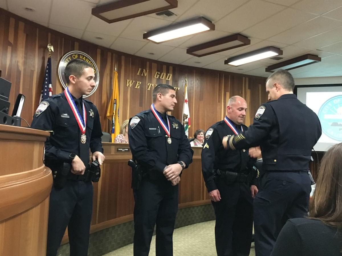 Hanford Police officers recognized at Council meeting | Local ...
