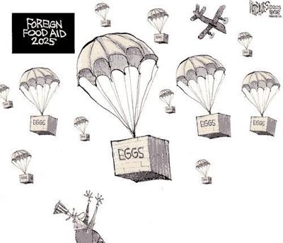 Editorial Cartoon: Foreign Aid | | hanfordsentinel.com