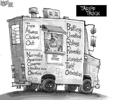 Editorial Cartoon: Tariff Truck | | hanfordsentinel.com