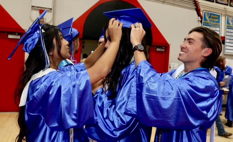 Hanford West graduates with Lemoore Naval Air Station flyover in a ...
