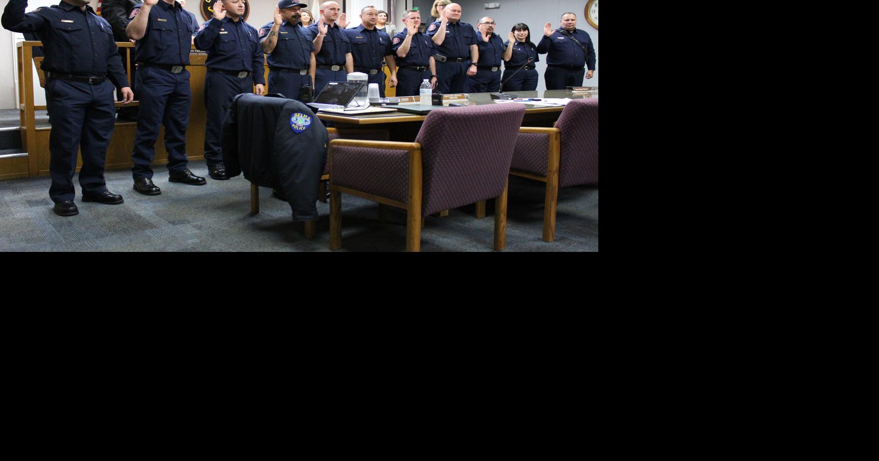 Selma Fire department crew sworn in | Selma / Kingsburg ...