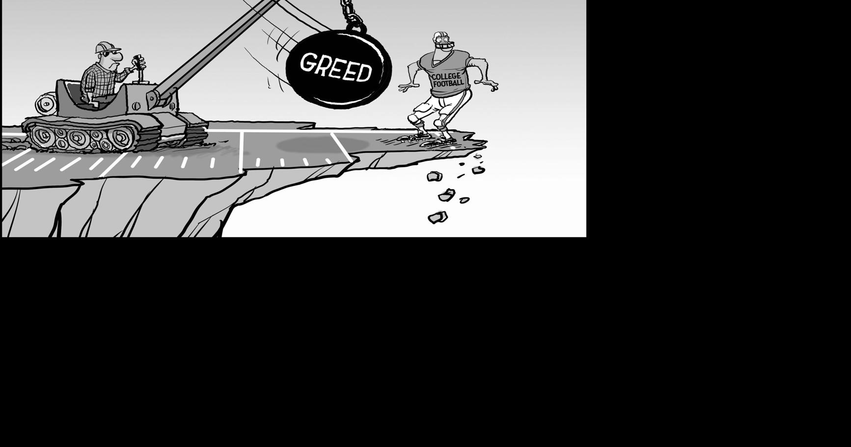 Editorial Cartoon: Greed | | hanfordsentinel.com