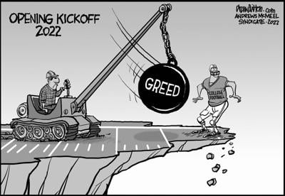 Editorial Cartoon: Greed | | hanfordsentinel.com