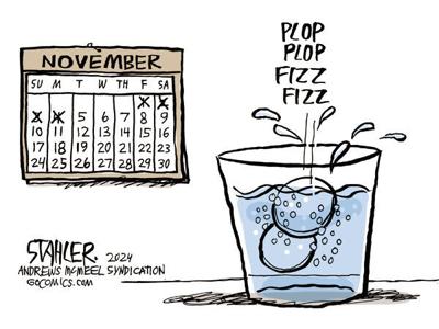 Editorial Cartoon: Plop, plop, fizz, fizz | | hanfordsentinel.com