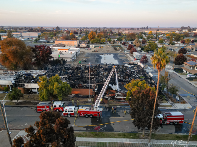 Fire destroys building that once housed Corcoran hospital | Local News ...
