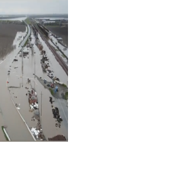 High-speed rail embankment used to build floodwater levees | John Lindt ...