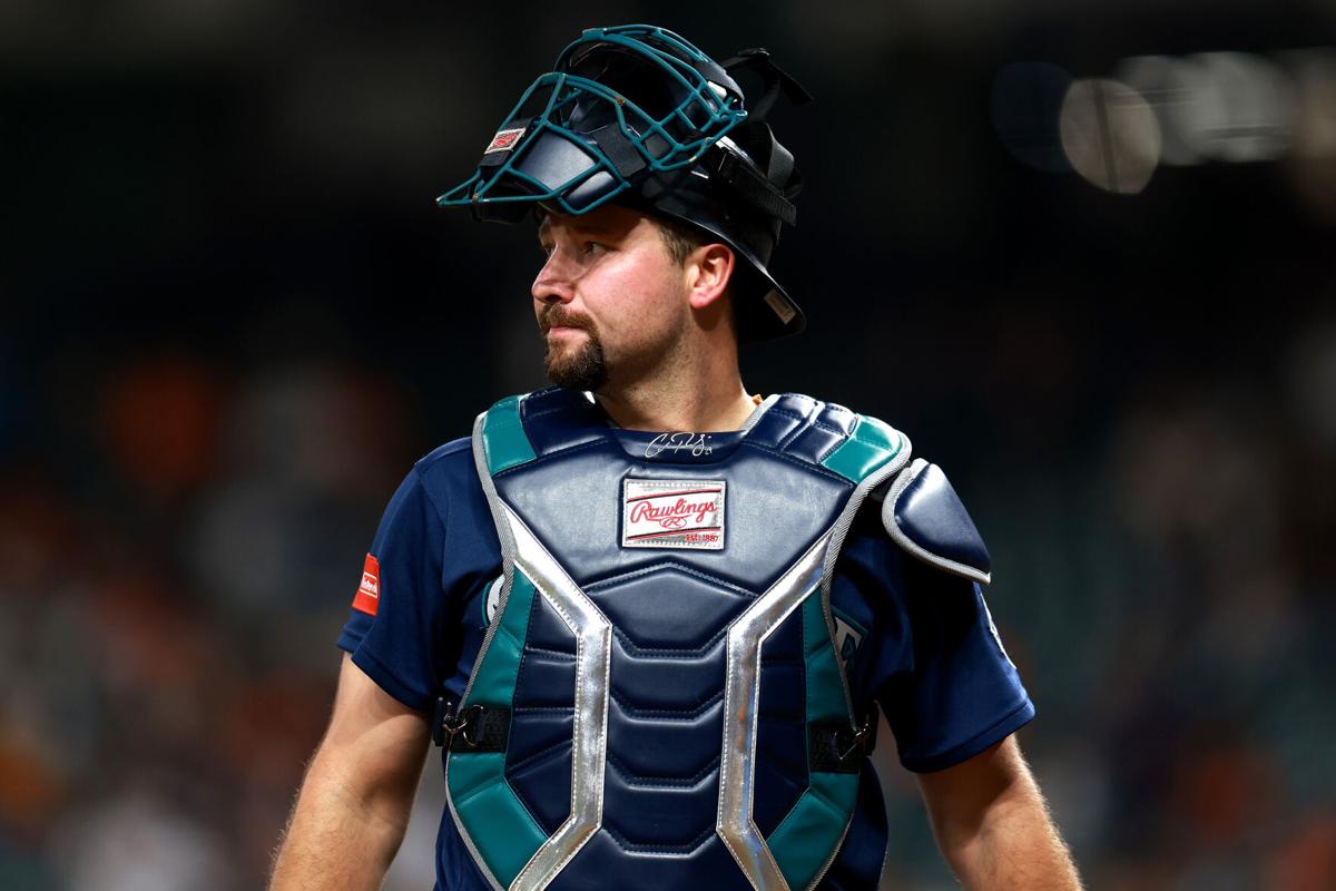 Mariners’ Cal Raleigh back in Seattle to map out next steps in injury ...