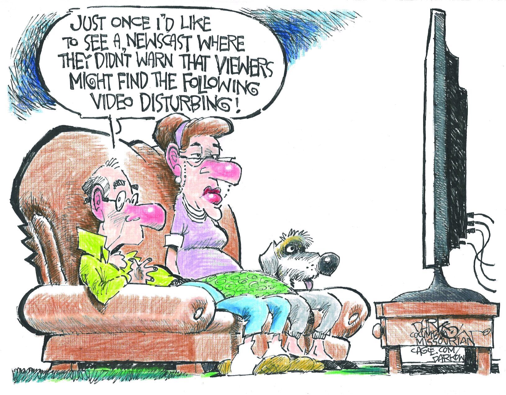 Editorial Cartoon: Just once | | hanfordsentinel.com