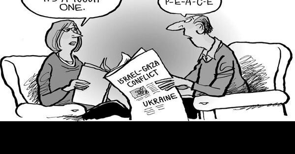 Editorial Cartoon: P-E-A-C-E | | hanfordsentinel.com