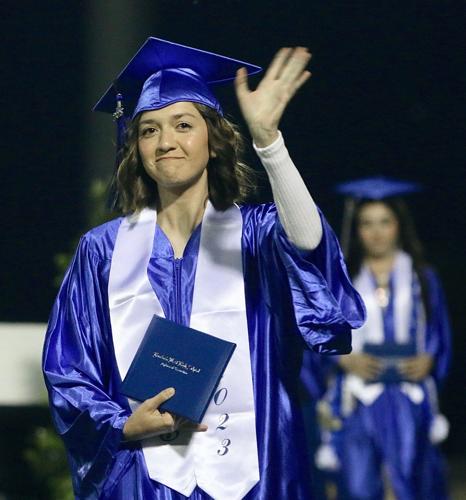 Hanford West graduates with Lemoore Naval Air Station flyover in a ...