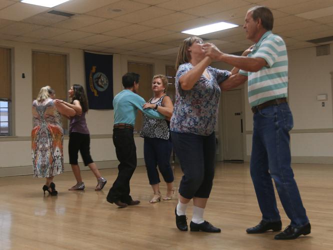 senior citizens salsa dancing