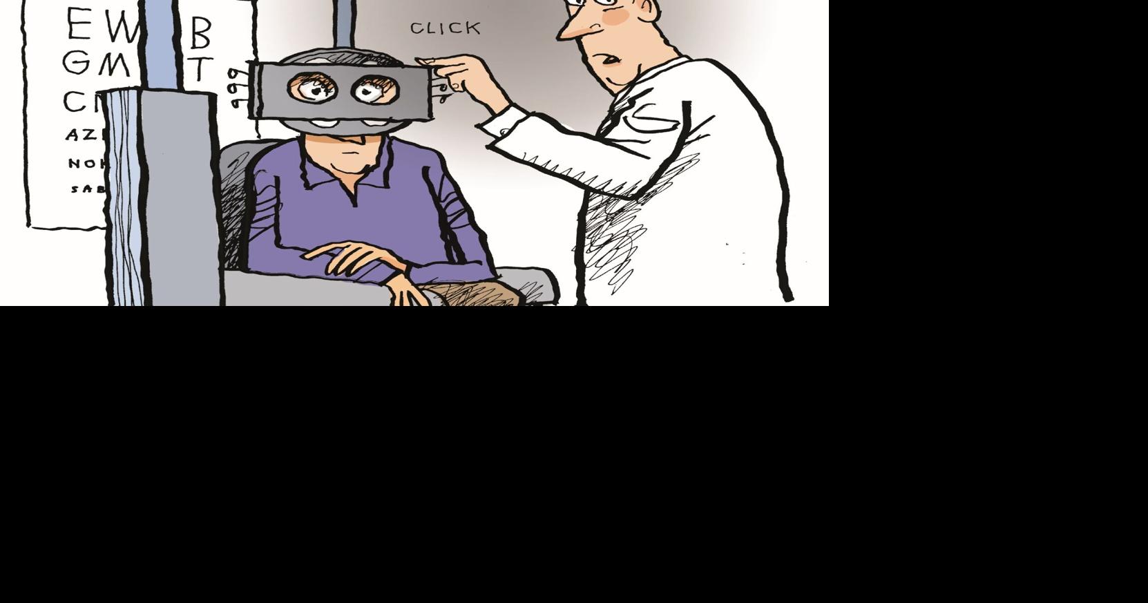 Editorial Cartoon: Vision Check | | hanfordsentinel.com