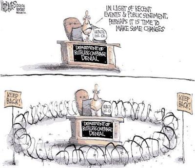 Editorial Cartoon: Denial | | hanfordsentinel.com