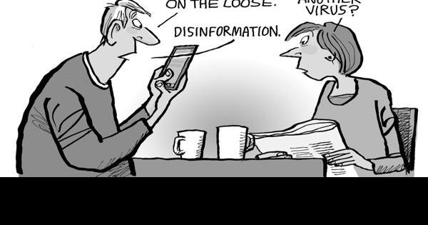 Editorial Cartoon: Disinformation | Editorial | hanfordsentinel.com
