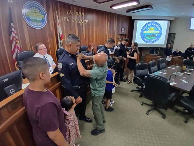 Hanford Police Department adds an officer, promotes two to sergeant ...