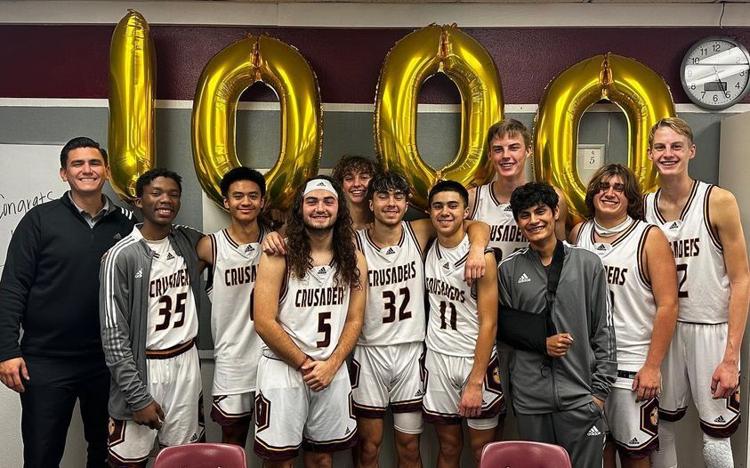Kings Christian basketball player Ronnie Roche scores 1,000th point ...