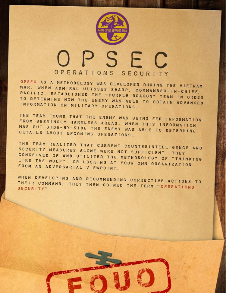 The OPSEC of the future | Archives | hanfordsentinel.com