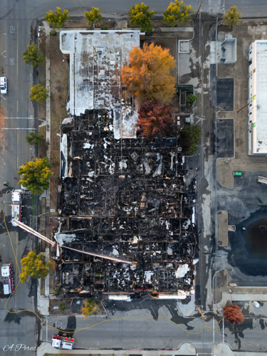Fire destroys building that once housed Corcoran hospital | Local News ...