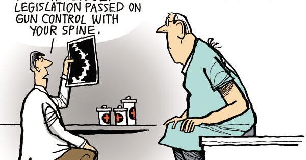 Editorial Cartoon: Spineless | | hanfordsentinel.com