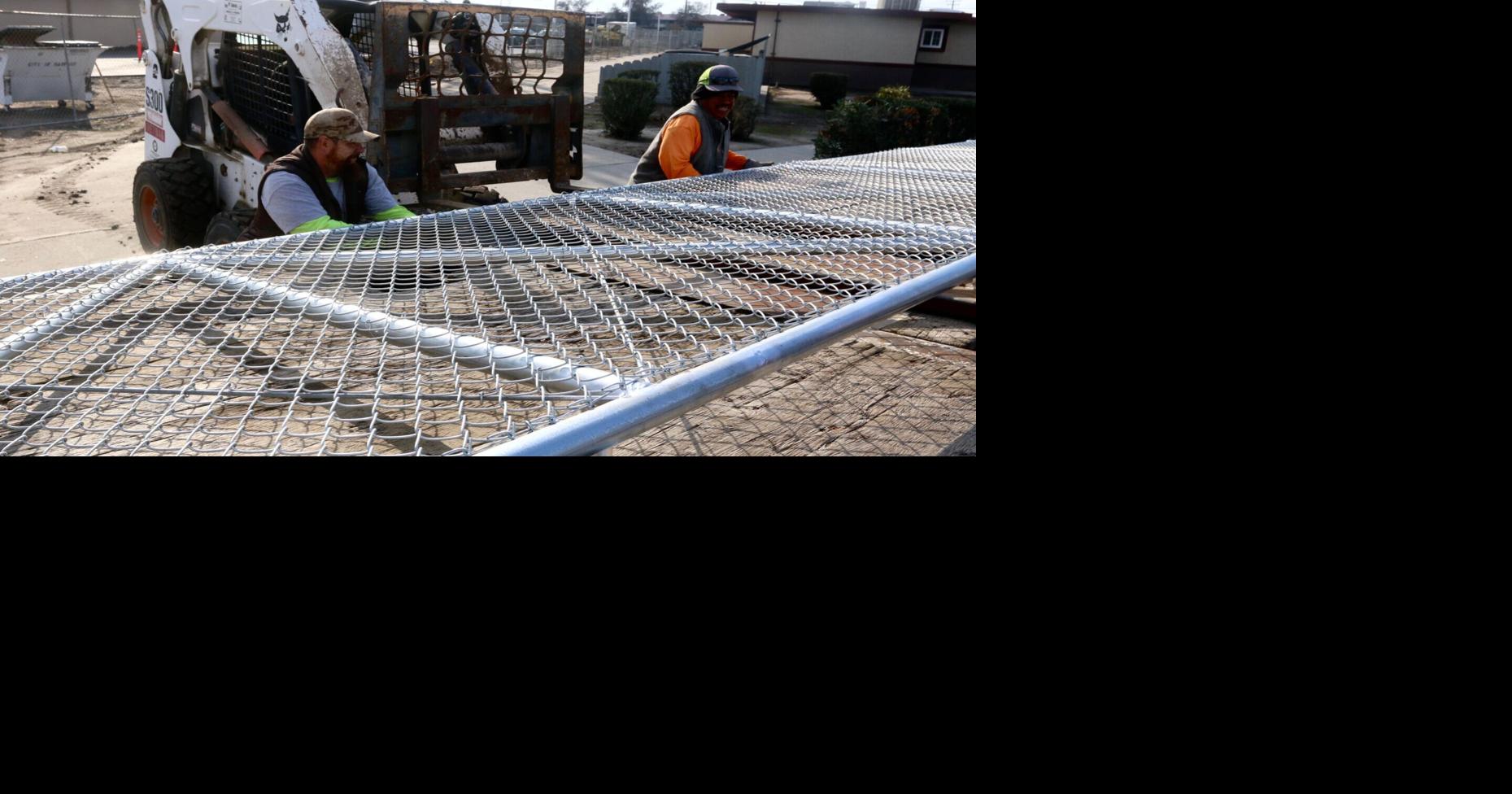 Security gate going up for Hanford's Police Athletic League parking lot ...