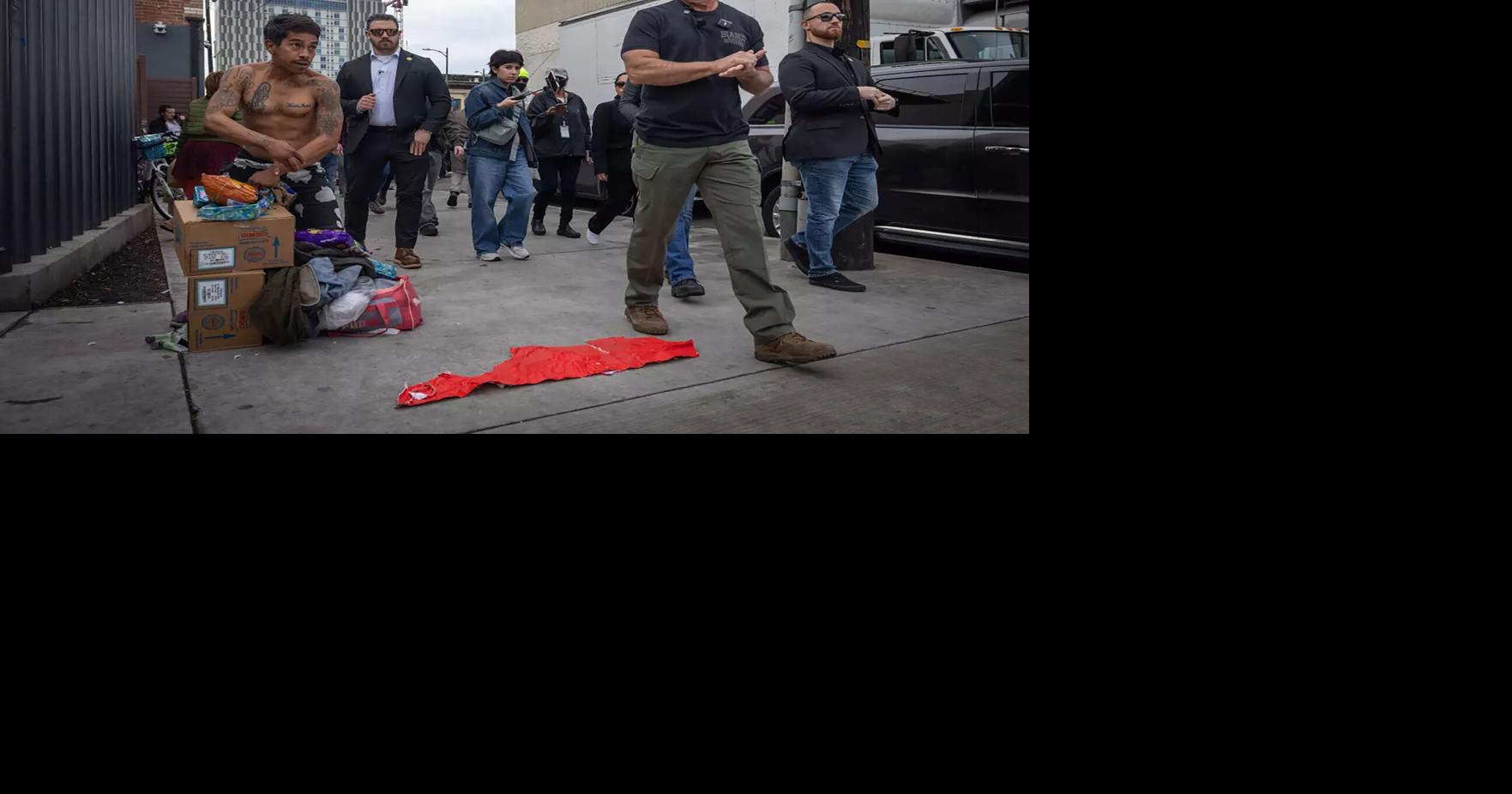 Homeless on LA's Skid Row fault of Democrats, says GOP gubernatorial ...