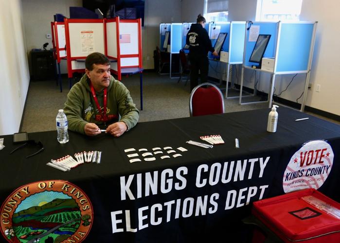 Voters, volunteers head to the Longfield Center on Election Day ...