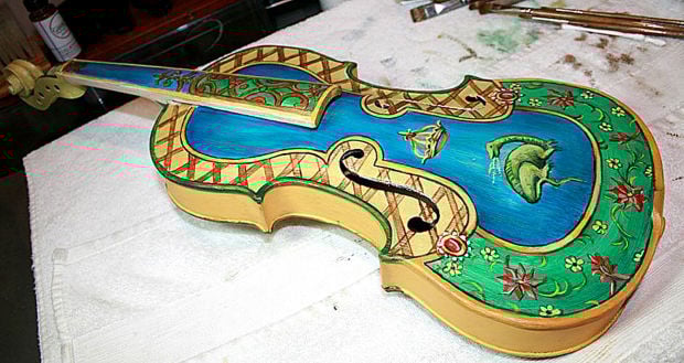 Valley artists transform music instruments into works of art | Arts ...