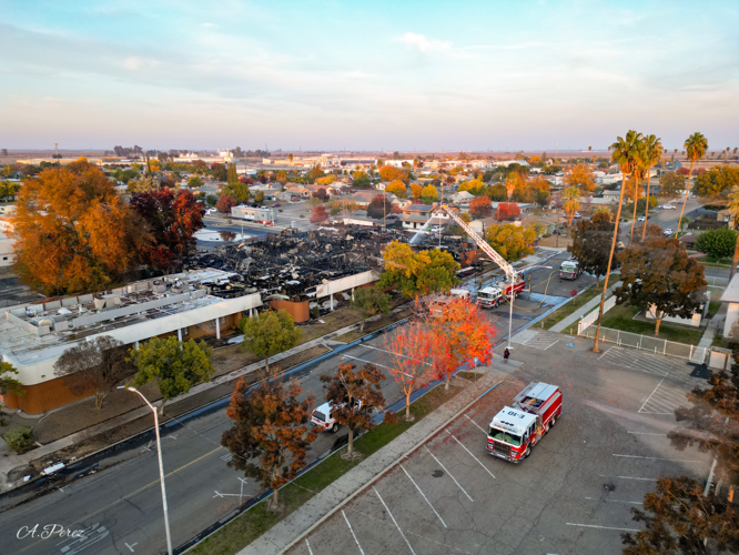 Fire destroys building that once housed Corcoran hospital | Local News ...