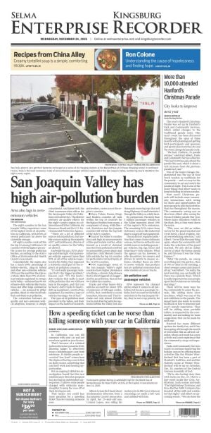 Looking Back in Lemoore: Lemoore farmers get Christmas rainstorm ...