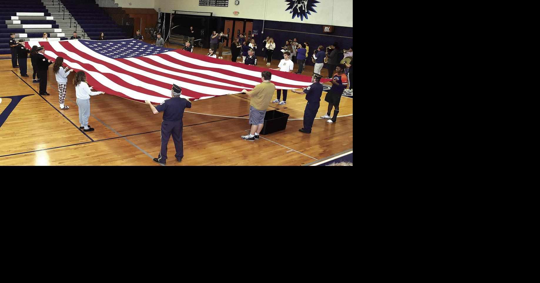 Veterans Day observed in River Valley's Jerry Schaffer Gym | Features ...