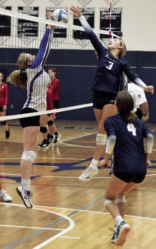 Mustang volleyball team wins league tournament | Sports | harborcountry-news.com
