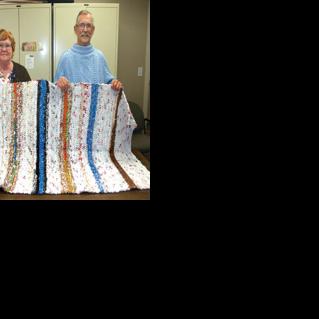 Making Mats of Mercy at the Senior Center | Features | harborcountry ...