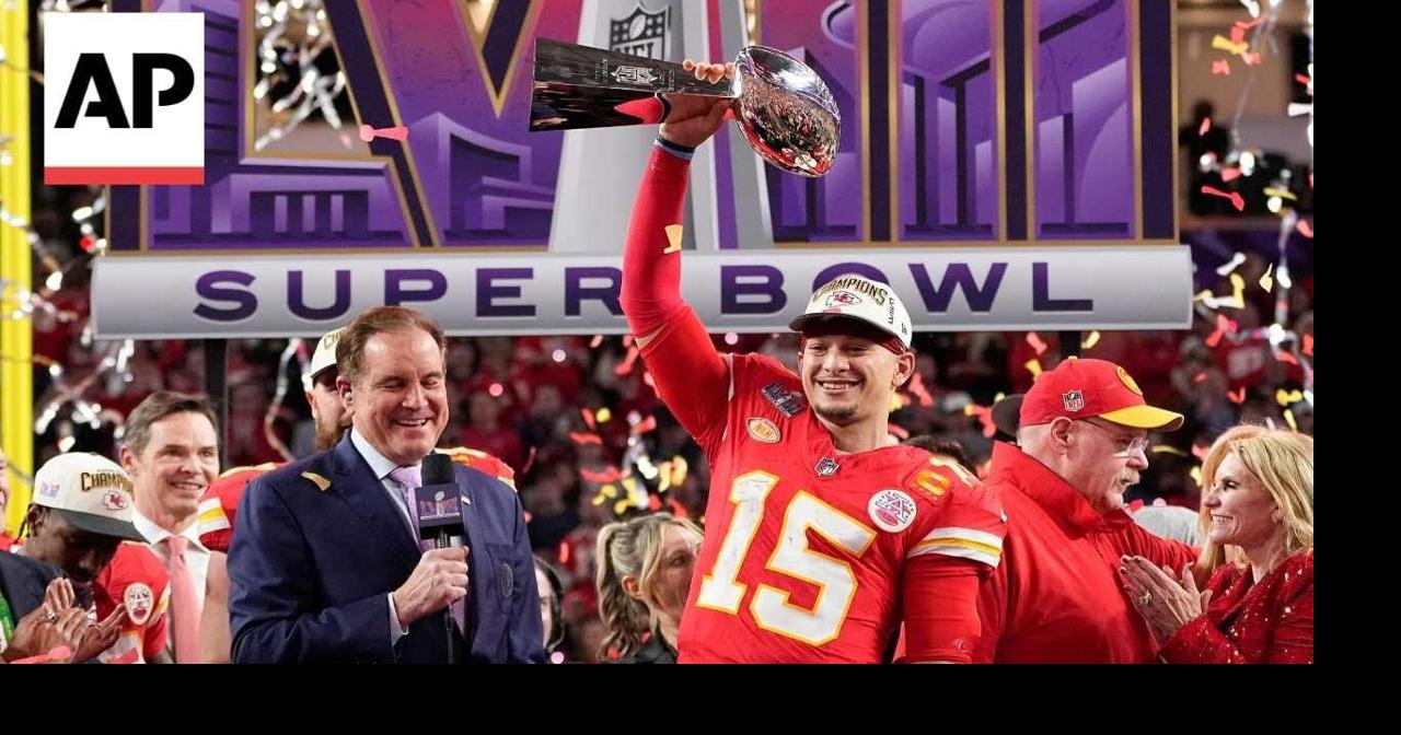 The Kansas City Chiefs quarterback Parick Mahomes named Super Bowl MVP ...