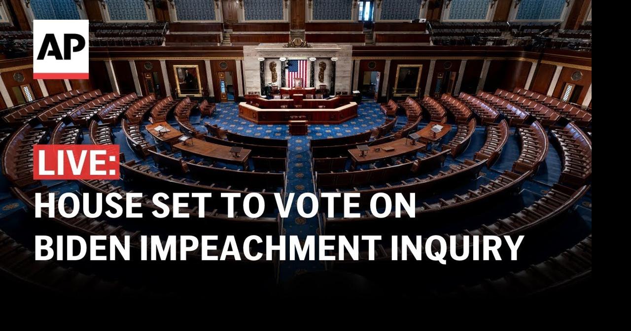 LIVE: House to vote on Biden impeachment inquiry as GOP unites behind ...