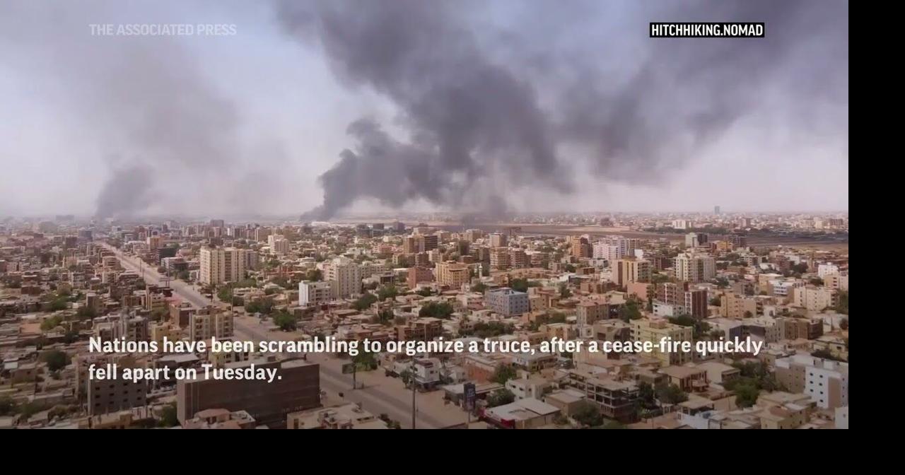 Heavy fighting in Khartoum as truce falls apart | Video ...