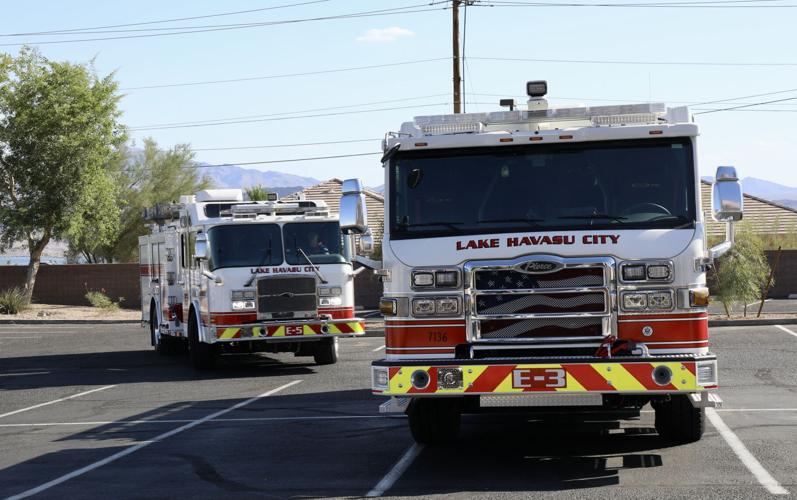 Lake Havasu City Fire Dept. shows off new, refurbished fire engines ...